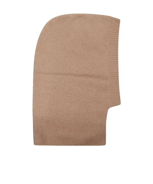 Max Mara Embellished Knitted Balaclava