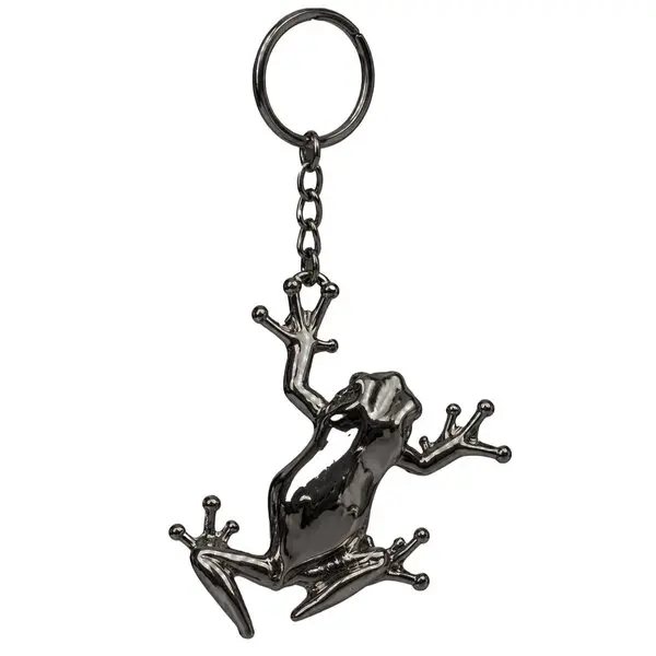 F3ROG BY RANA Nickel Frog Keychain - Black