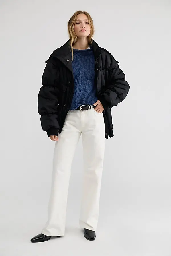 ASPARAGUS Asymmetrical Bomber Jacket