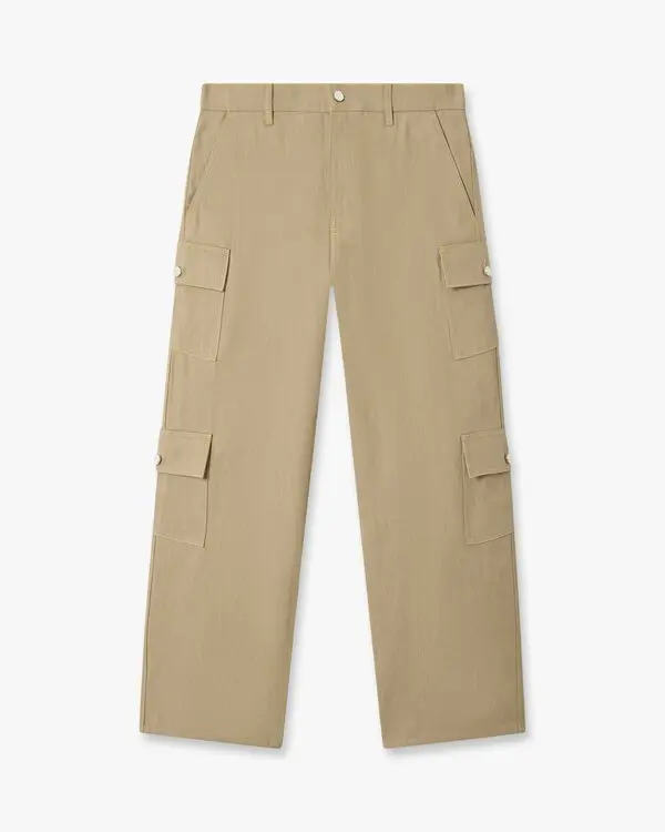 Casablanca Beige Desert Canvas Denim Jeans