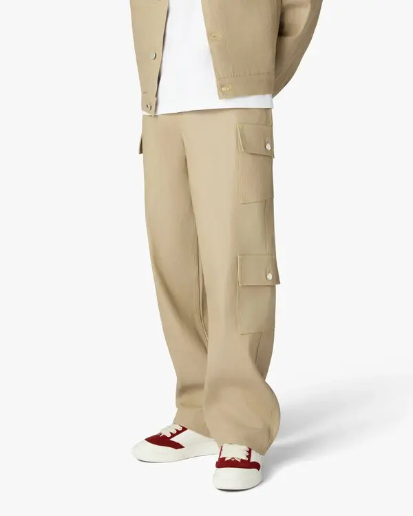 Casablanca Beige Desert Canvas Denim Jeans