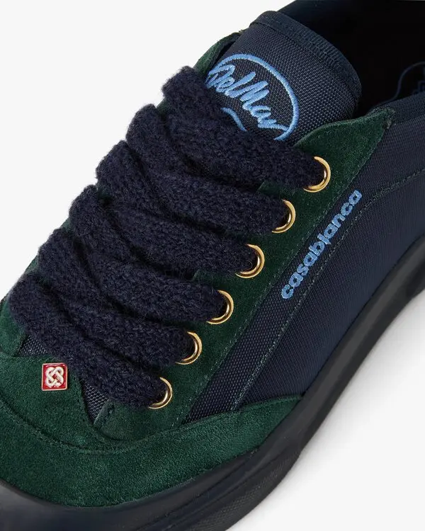 Casablanca Blue & Green Del Mar Sneaker