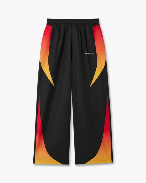 Casablanca Black & Gradient Track Pants - Orange