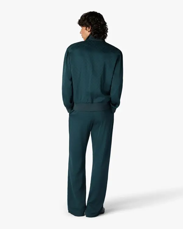 Casablanca Dark Teal Monogram Trousers