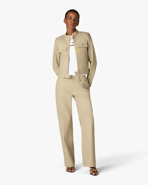 Casablanca Beige Desert Canvas Denim Jacket