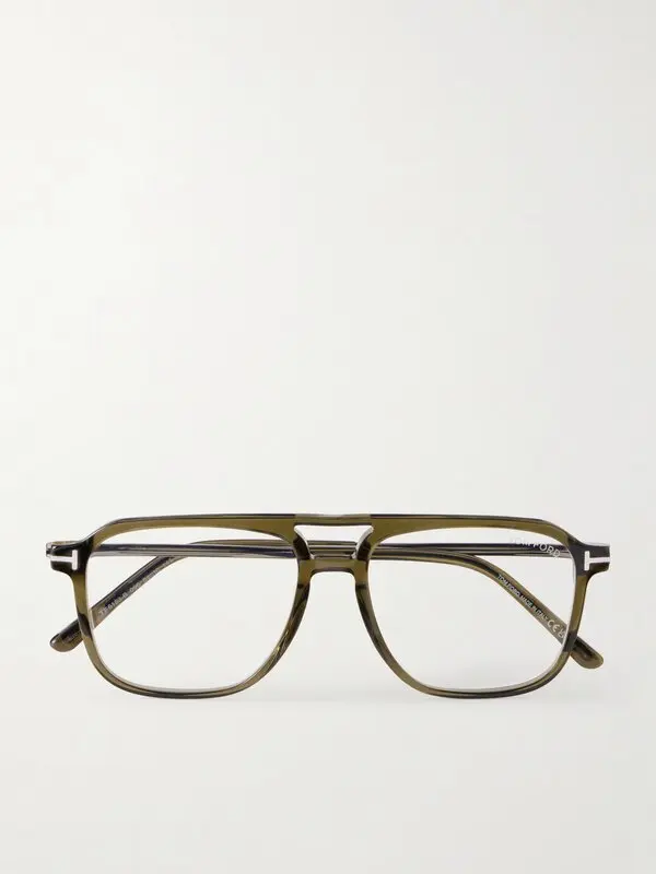 TOM FORD Aviator-frame Acetate Glasses