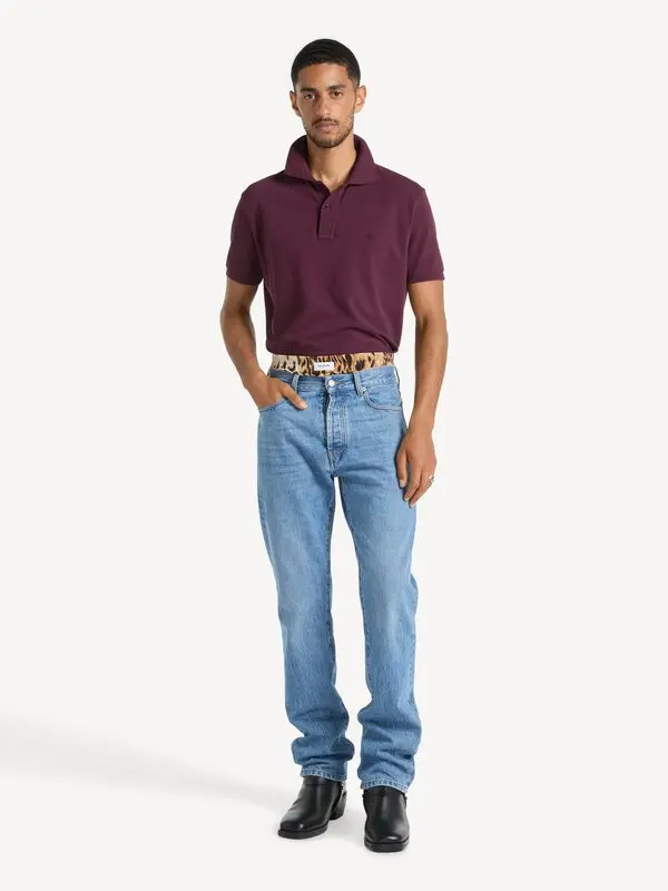 Balmain B Embroidered Cotton Polo Shirt