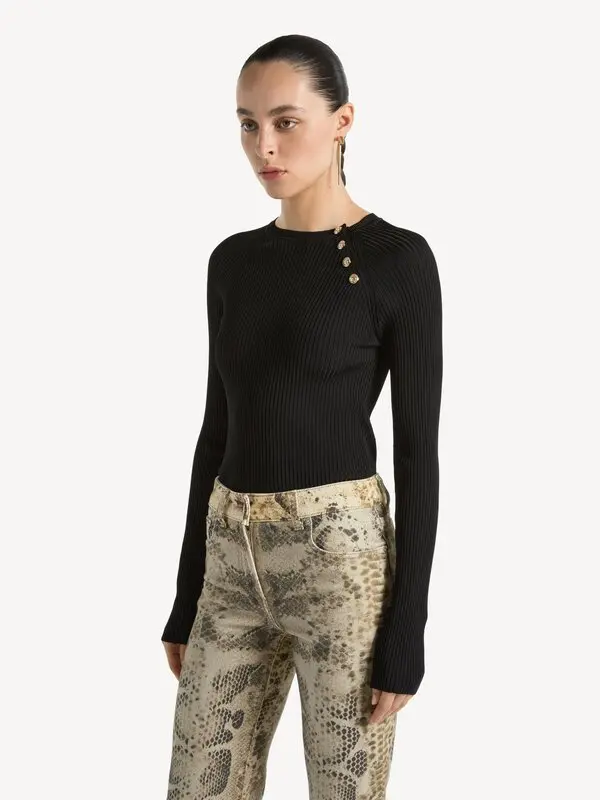 Balmain Ribbed Knit Jumper