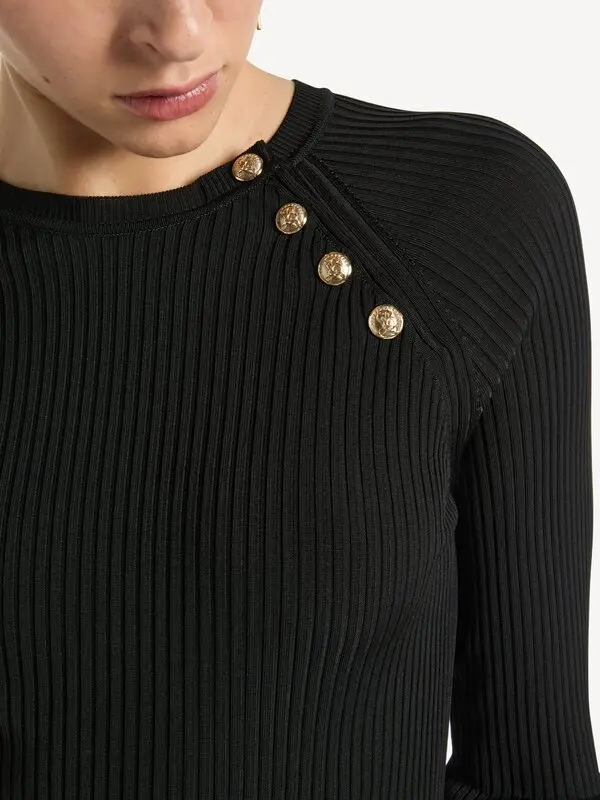 Balmain Ribbed Knit Jumper