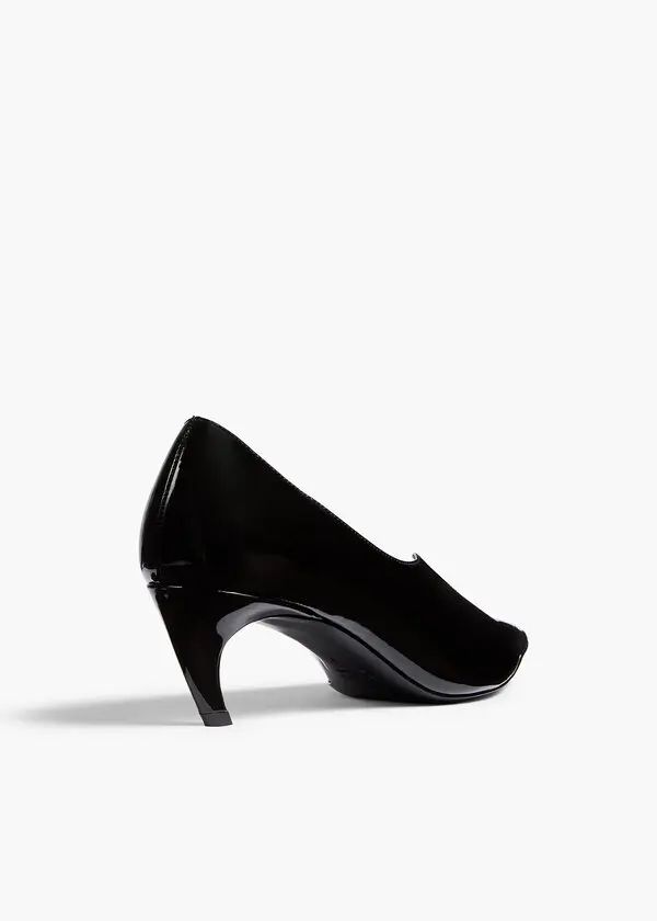 Khaite Vivien Low Pump In Patent Leather