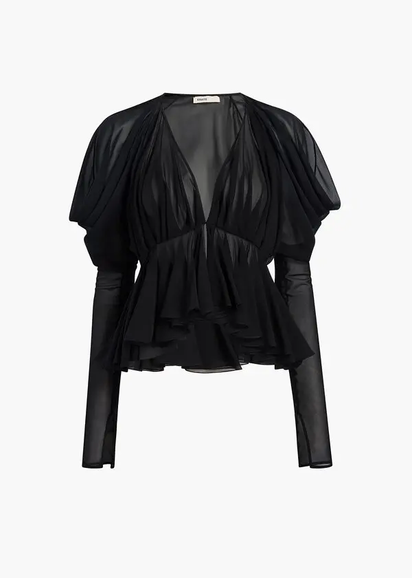 Khaite Tylar Top - Black