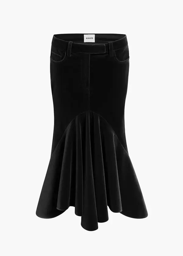 Khaite Inez Skirt - Black