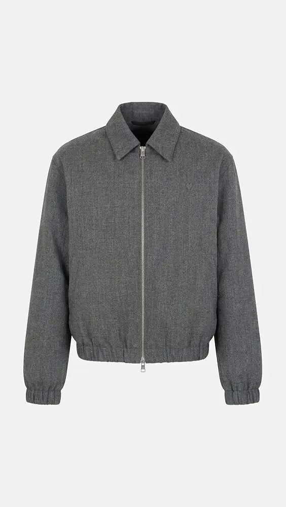 AMI Paris De Coeur Padded Zipped Jacket
