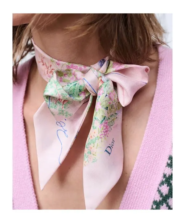 Dior Charming Garden Mitzah Scarf