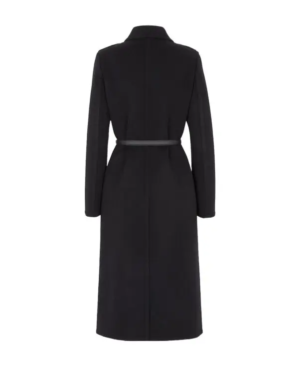 Fendi Single-breasted Belted Coat