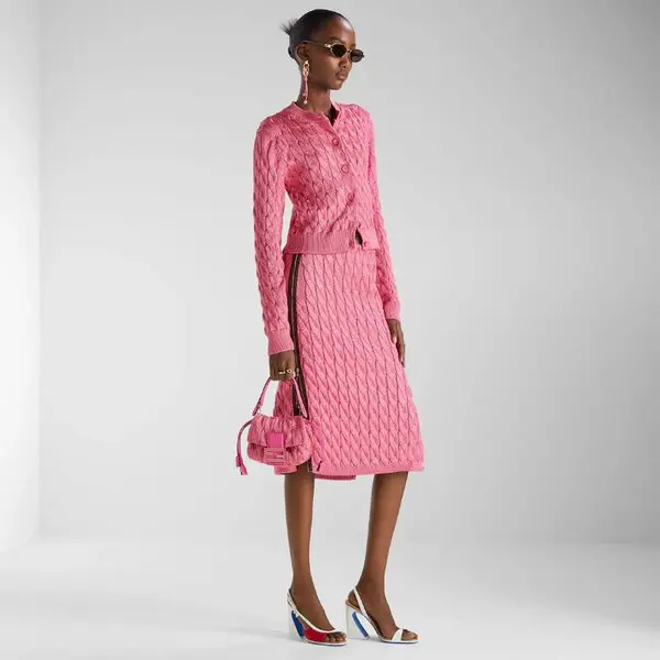Fendi Cable-knit Mini-bag