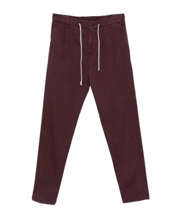 Eleventy Drawstring Pleated Trousers