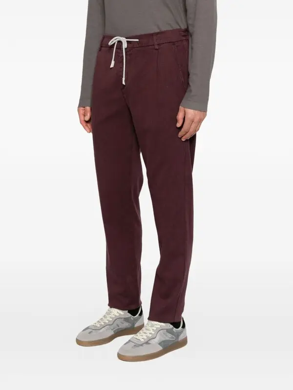 Eleventy Drawstring Pleated Trousers
