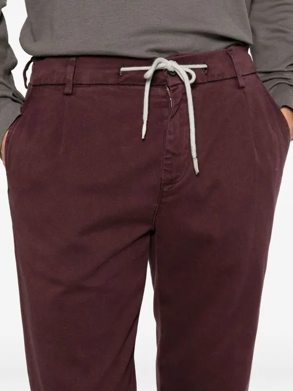 Eleventy Drawstring Pleated Trousers