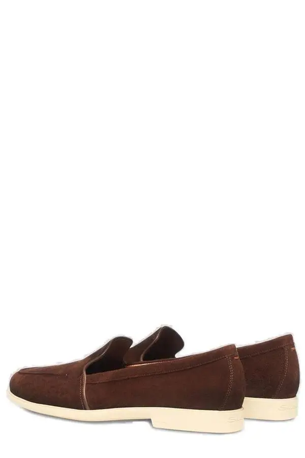 Santoni Slip-on Loafers - Red