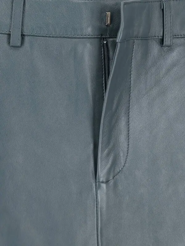 THE FRANKIE SHOP Maybelle Front-slit Pencil Skirt - Gray