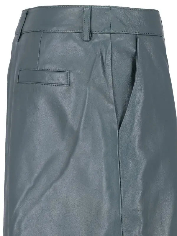 THE FRANKIE SHOP Maybelle Front-slit Pencil Skirt - Gray