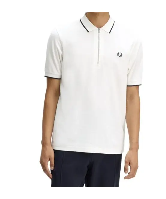 Fred Perry Zip Placket Polo Shirt