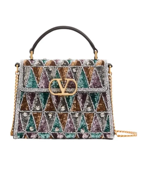 Valentino Garavani Vsling Mini Embroidered Handbag - Multicolor