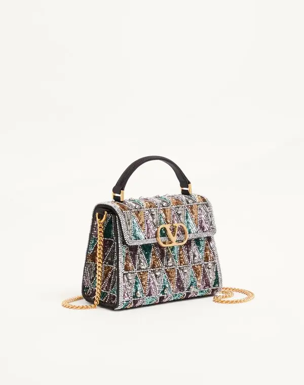 Valentino Garavani Vsling Mini Embroidered Handbag