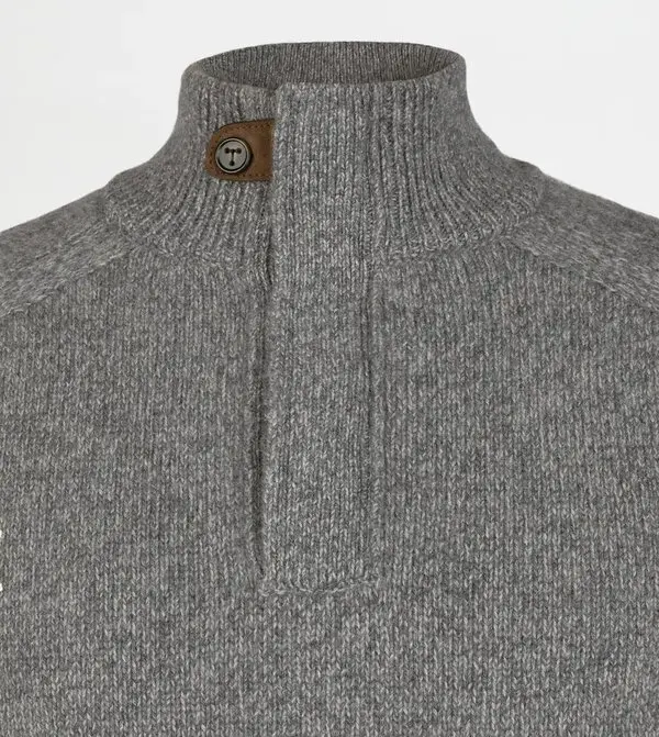 TOD'S Half Zip Pullover In Cashmere
