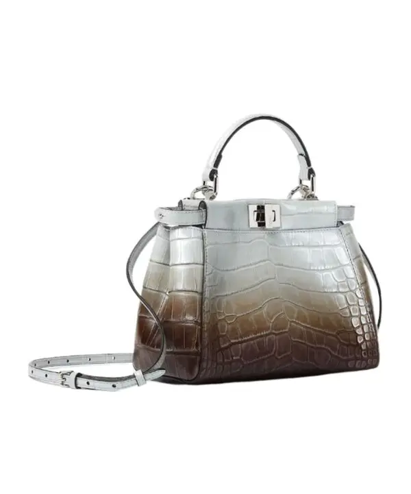 Fendi Graduated-effect Crocodile Bag