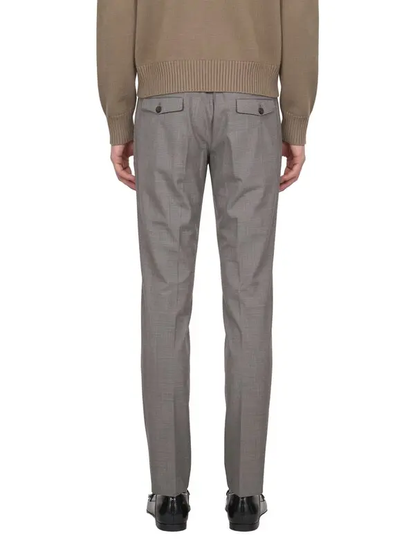 Eleventy Drawstring Pleated Trousers
