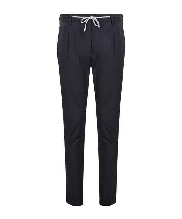 Eleventy Drawstring Pleated Trousers
