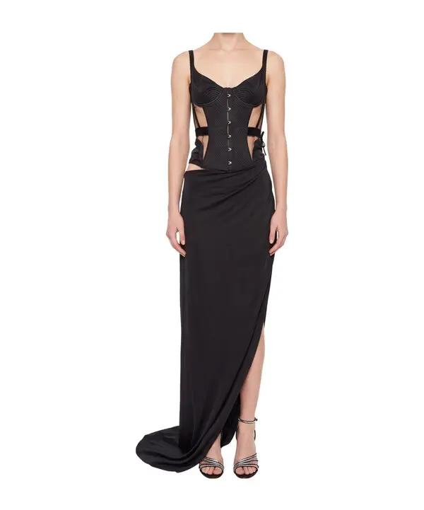 MARIA LUCIA HOHAN Malena Corset-style Cut-out Maxi Dress