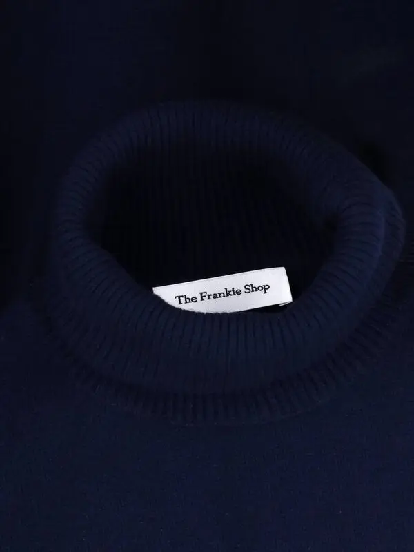 THE FRANKIE SHOP Gala Turtleneck Long-sleeve Knit Top