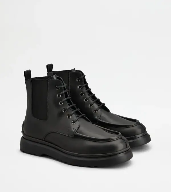 TOD'S Combat Boots In Leather