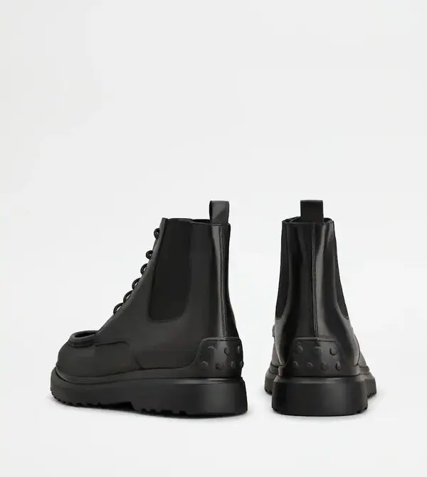 TOD'S Combat Boots In Leather
