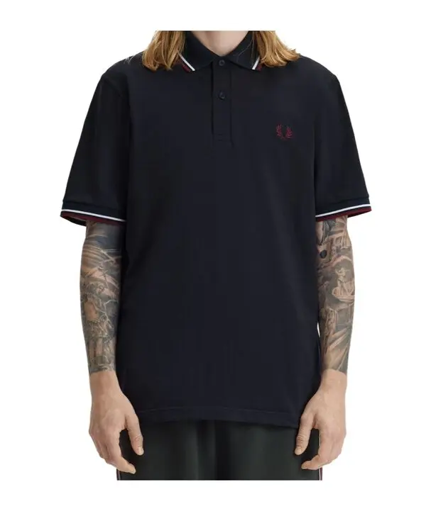Fred Perry Tipped Logo Polo Shirt