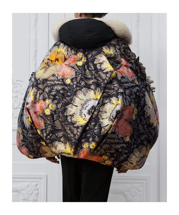 Dior Puffer Jacket With Byzance Cape