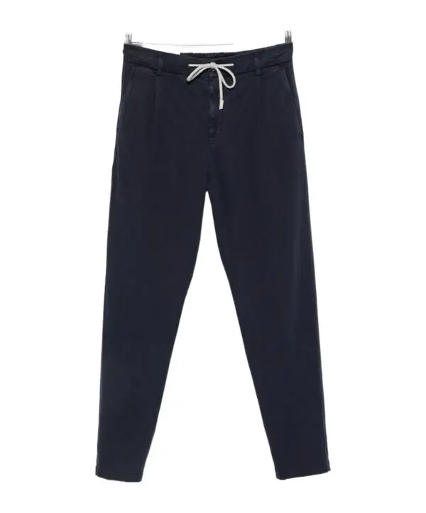 Eleventy Drawstring-fastening Trousers