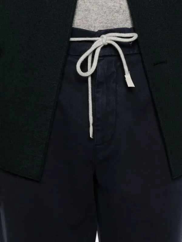 Eleventy Drawstring-fastening Trousers
