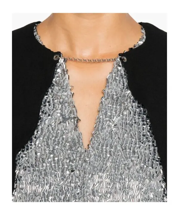 Rabanne Sequin Embellished Top