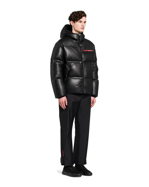 Prada Logo-detailed Zip-up Padded Jacket