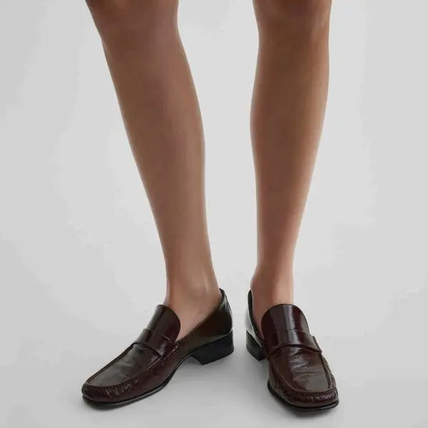 Phoebe Philo Square Toe Loafers