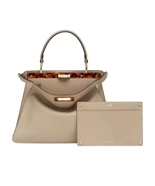 Fendi Dove Gray Calfskin Bag