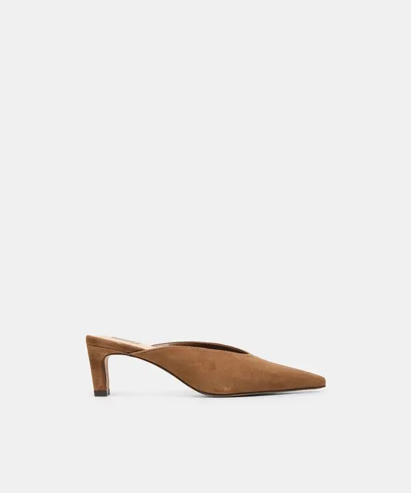 DOLCEVITA Lavina Mules - Cocoa Suede
