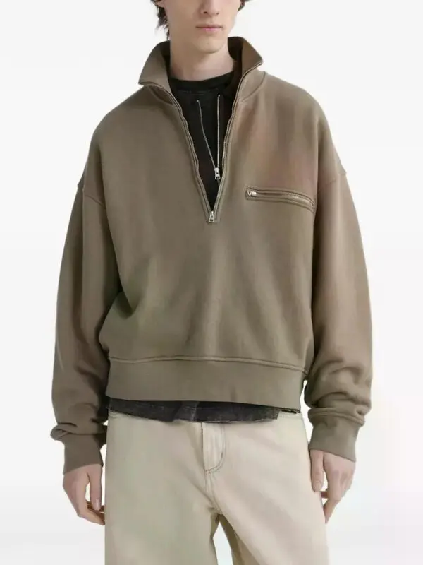 AGOLDE Pavillion Quarter-zip Sweater
