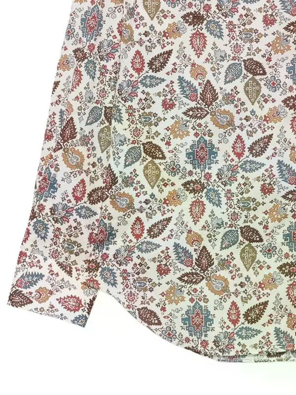 XACUS Leaf-print Shirt