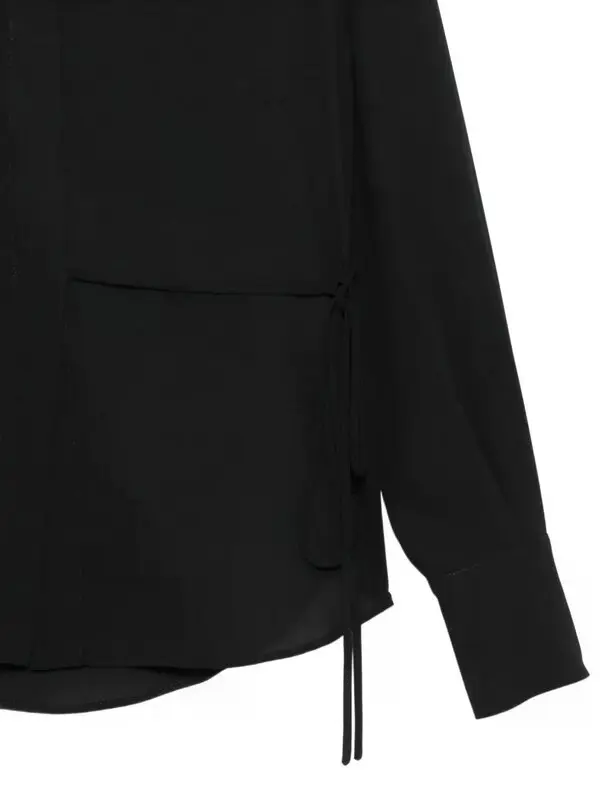 CENERE GB Tie-fastening Long-sleeve Shirt