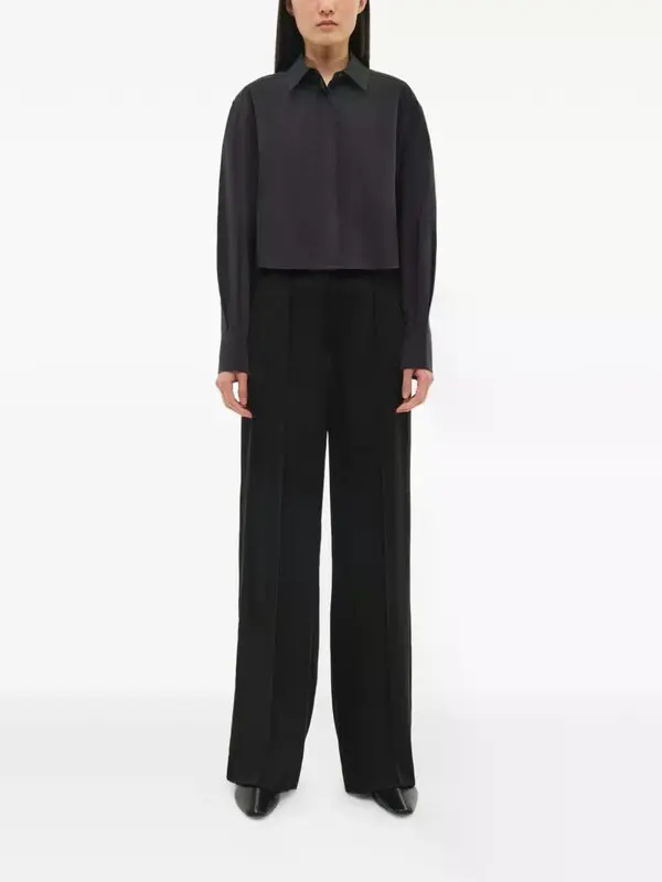Simkhai Renata Cropped Button-down Shirt